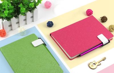 China Business notebook with pen holder(frosted) for sale