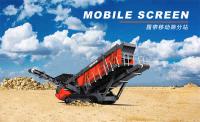 China Crawler Mobile Screen Machine With Three Layer Screen Design for sale