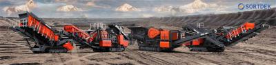 China T/HCapacity móvil de las trituradoras y de los cribadores 150 - 300 del impacto en venta