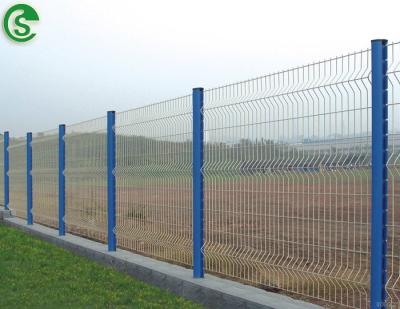China France market 4ft/5ft/6ft PVC coated Nylofor 3d fencing panels with peach post for sale