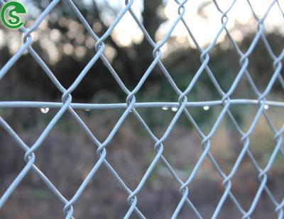China 6 foot black vinyl coated used chain link fence panels diamond mesh fencing for sale