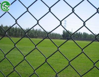 China Low maintenance PVC coated chain wire fencing design playground wire mesh fence for sale