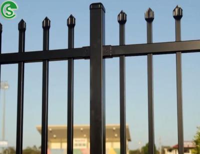 China Powder coated field guard fencing design ornamental 3 rail commercial fence for sale