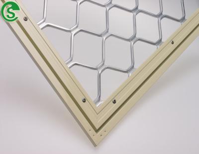 China 6mm thickness Anti corrosion and beautiful widely used aluminium grid wire amplimesh fence for sale