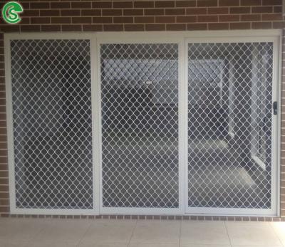 China Australia 7mm aluminium amplimesh  security diamond grill for window and door for sale