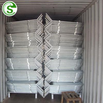 China powder coated yellow temporary security fence panels steel pedestrian barricade for USA for sale
