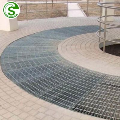 China Ground Support Equipment Metal Bar Grate Grid For Construction 25 x 3 Catwalk Steel Grating for sale