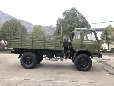 China Vierradantrieb Dongfeng Offroad Lkw EQ2070G Militär Lkw Cummins 160HP 4X4 Transportfahrzeug zu verkaufen