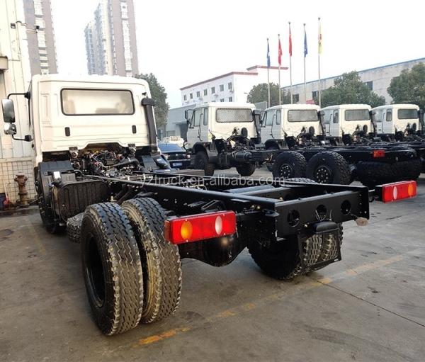 Quality Euro 3 Emission Standard 6x6 All Wheel Drive Cargo Truck Chassis for Desert Off for sale