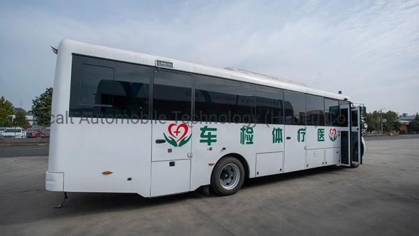 Green Fuel Type 12m Mobile Hospital For Medical Blood Donation And Physical Examination