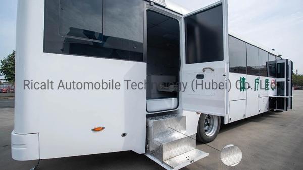 Green Fuel Type 12m Mobile Hospital For Medical Blood Donation And Physical Examination