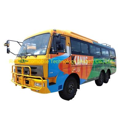 中国 6820ZTV 6X6 オールホイールドライブ 観光バス 24-31席 オールテレラン 旅行 アドベンチャーバス 販売のため