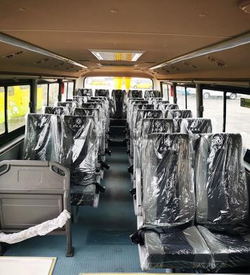 China 6X6 Awd 8m Car 34-30 Seats Manual Drive Type Oil Field Mining Used Commuter Bus Sales for sale