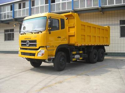 China 20 kubieke meter Dfcv dumptruck met 6-12 voorwaarts schakelen en 3.6-7.8 lading tank dimensie Te koop