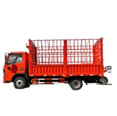 China Ar condicionado automático de 10 toneladas Dongfeng 4x2 Caminhão leve caixa de carga com elevador à venda