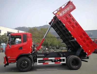 Cina 6-12 Numero di cambio in avanti Dongfeng 4X2 Drive Tipper Truck Dump Truck di medie dimensioni in vendita