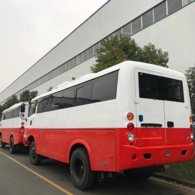 Cina Autobus da avventura all'aperto Dongfeng Autobus da quattro ruote AWD personalizzabile da 25 posti Autobus da quattro ruote con 3155 mm in vendita
