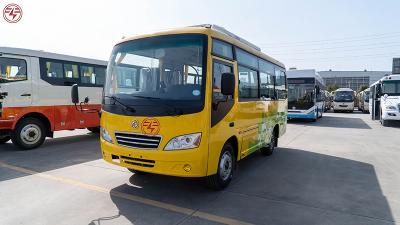 中国 マニュアルトランスミッション 19席 ディーゼル LHD RHD パワーステアリング カミングス エンジン バス 販売のため