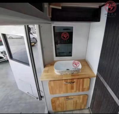 China Off Road Tour Travel Mini Bus 4x4 6 Seats RVs Campers Truck Motorhome Camper Van with 1 for sale