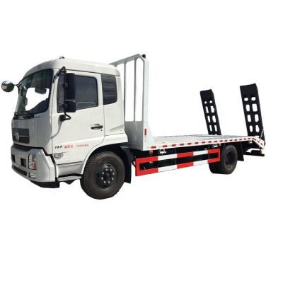 Cina 4700 mm di passo 6 pneumatici Dongfeng 4x2 strada di emergenza Wrecker Truck Flatbed Lift Trailer in vendita