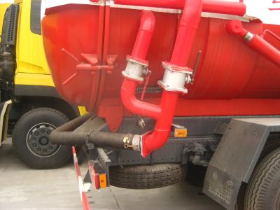 China Sanitair voertuig moddertruck 4x2 slibverzamelaar voor klantenvereisten Te koop