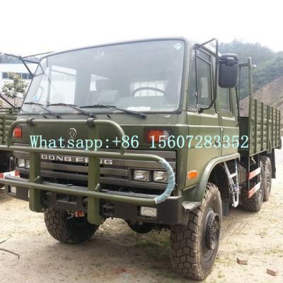 China 5900ml Displacement Dongfeng 6x6 LHD RHD Off-road Cargo Truck with Column Plate Tank Type for sale
