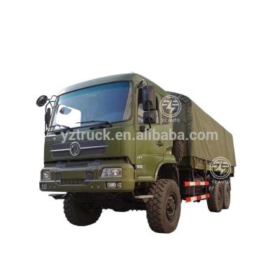 China 5900ml Displacement Dongfeng 6x6 LHD RHD Off-road Cargo Truck with Column Plate Tank Type for sale