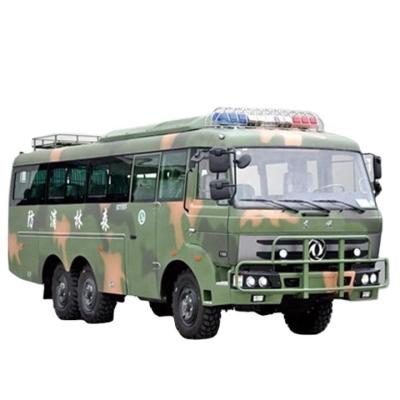 China Aanpasbare 25-zits AWD 4-wiel coach bus voor outdoor activiteiten Dongfeng's aanbod Te koop