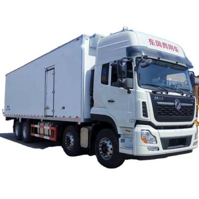 中国 6×2 タイヤ番号 ダンフェン 300hp 中級冷蔵貨物 トラック 販売のため