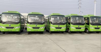 Cina Autobus della città di Dongfeng 19 posti Minibus Motore diesel Autobus con 6 ruote e passo 3300 mm in vendita