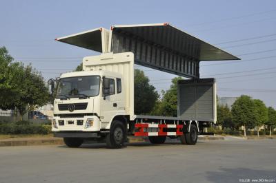 Cina Dongfeng 4x2 Wingspan Light Truck Duty Fence Cargo Truck con motore da 180 CV carico utile di 10 t in vendita