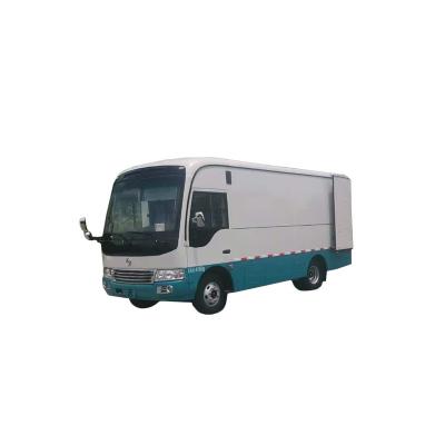 中国 マルチメディアシステム 無 6m 電動貨物バン 貨物輸送用トラック 販売のため