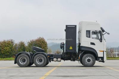 China 2-passagiers elektrisch/EV 6x4 trekkerkop voor havenvervoer in het marktsegment Te koop