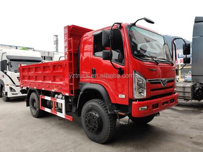 China Awd Off Road 5 Ton Rear Load Medium Dump Truck with Normal Driver's Seat and 4 Cylinders for sale