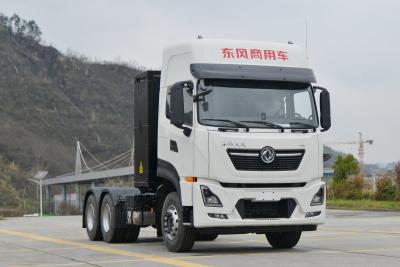 China Volledig elektrische tractor met een capaciteit van 40 ton met 6x4 wiellaandrijving en touchscreen Te koop