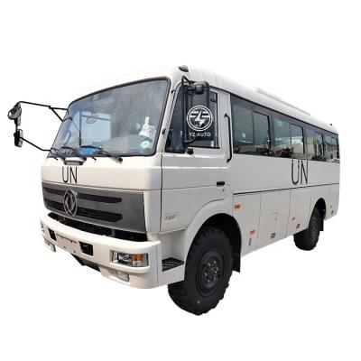 中国 4×4 东峰ディーゼル 160HP オフロードバス 豪華座席 10-19 豪華デザイン 販売のため