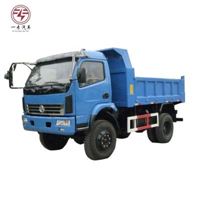 China LHD 5 Tonnen 4x4 Mini-Dump Truck mit All-Terrain-Fähigkeit und manueller Klimaanlage zu verkaufen