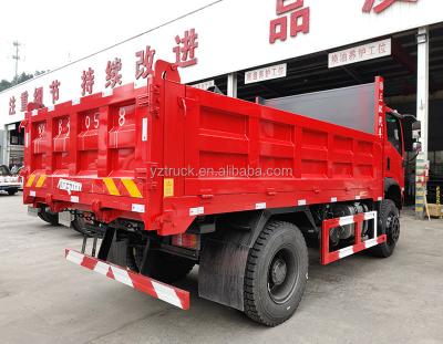China LHD 5 Tonnen 4x4 Mini-Dump Truck mit All-Terrain-Fähigkeit und manueller Klimaanlage zu verkaufen