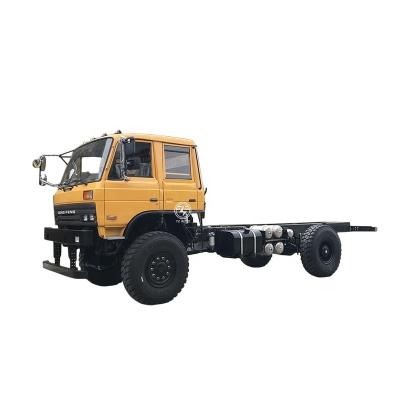 China Betrouwbaar 4x4 LHD dubbelcabine all-terrain vrachtwagen chassis voor de Afrikaanse vrachtwagenindustrie Te koop