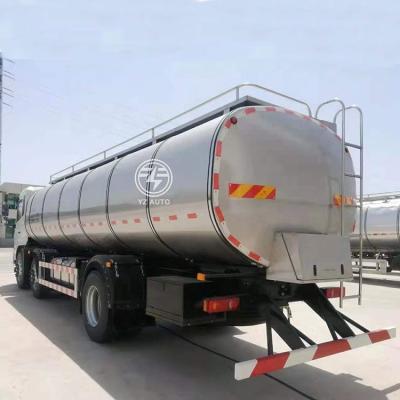 China 304 Stainless Steel 18000 Liters Milk Truck Tanker with High Capacity for sale