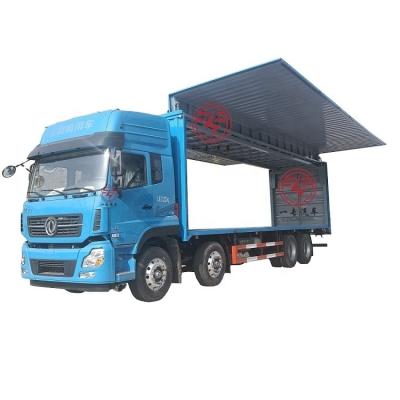 China Dieselbrandstof Type Dongfeng Wing Span Mini Van Bodies Cargo Truck voor 6 passagiers Te koop
