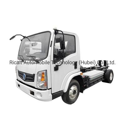 China 2024 Dongfeng 4X2 Light Duty Truck Motor Elétrico Diesel 5 toneladas Chassi de camião de carga à venda