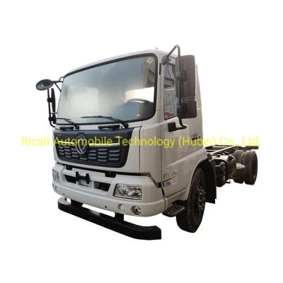China Tipo de transmissão manual Motor diesel de 5 toneladas Chassi de camião de carga LHD camião leve à venda