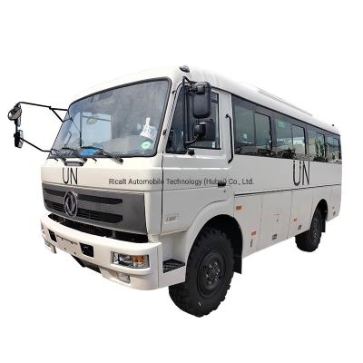 China 10-19 Sitzplätze Bus Bus Diesel Wohnmobil Dongfeng 4X4 Expedition Offroad Minibus zu verkaufen