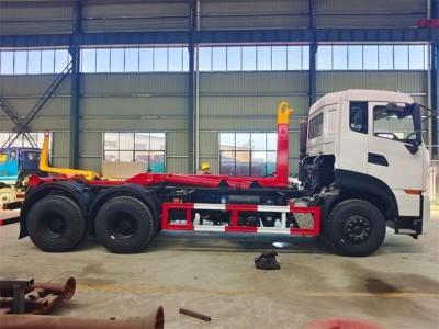 Cina Hook Lift Euro 5 Dongfeng 6X4 camion sanitario per la raccolta dei rifiuti su misura in vendita
