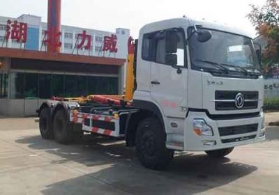 Cina Hook Lift Euro 5 Dongfeng 6X4 camion sanitario per la raccolta dei rifiuti su misura in vendita