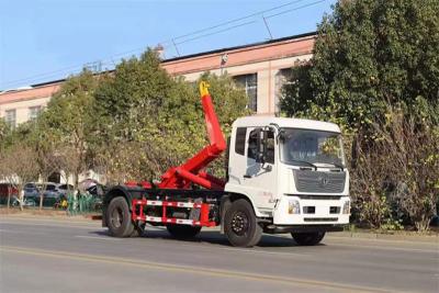 Cina Euro 4 4X2 Compattatore caricatore posteriore riciclo Rollo gancio sollevamento camion della spazzatura con componenti in vendita