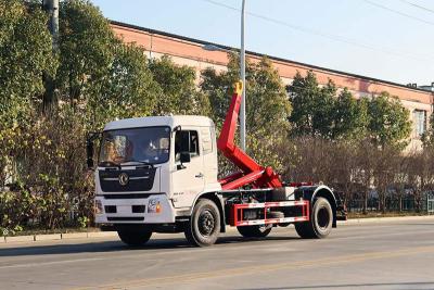 Cina Euro 4 4X2 Compattatore caricatore posteriore riciclo Rollo gancio sollevamento camion della spazzatura con componenti in vendita