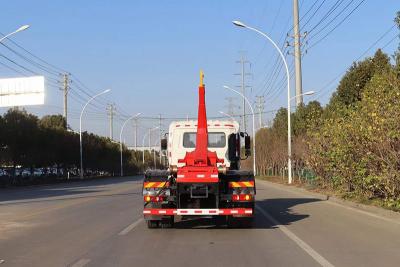 Cina Euro 4 4X2 Compattatore caricatore posteriore riciclo Rollo gancio sollevamento camion della spazzatura con componenti in vendita