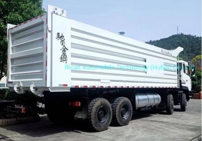 China Automatische 20square U-vormige zware stedelijke constructie Muck Dump Truck 8x4 Links Verhoogde Cargo Box Te koop